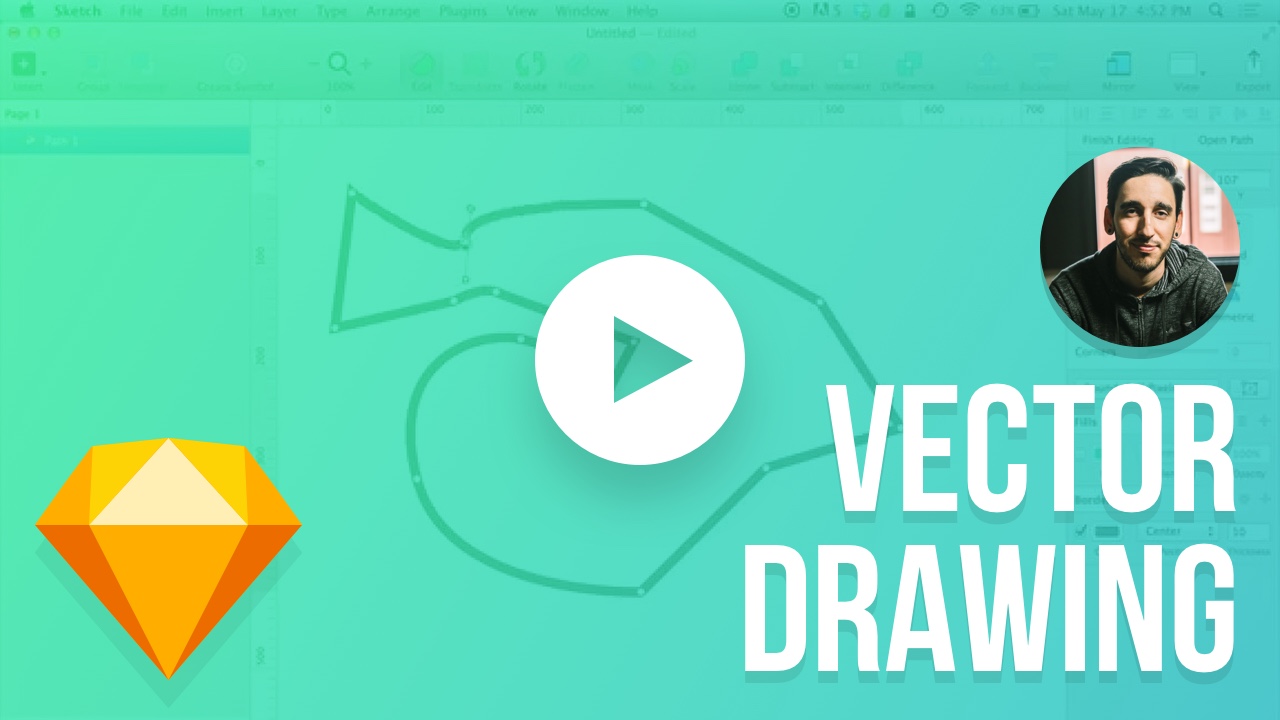 Drawing Vector Shapes - Sketch Tutorial