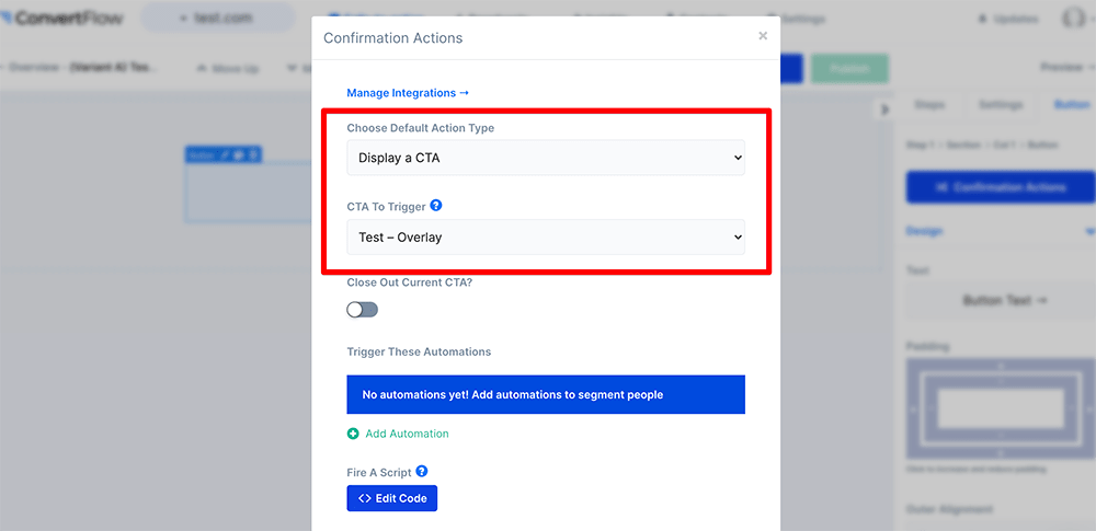 How to Create A Mailchimp Popup on Click | ConvertFlow