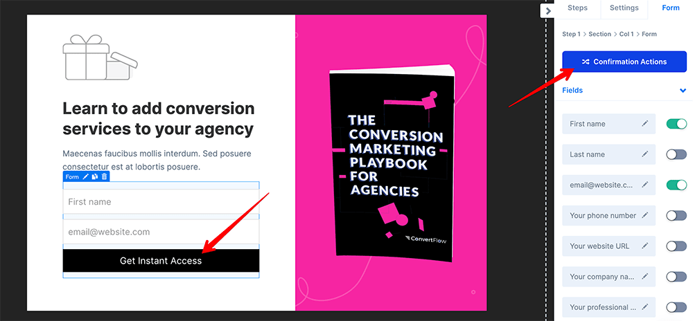 How to Create A Mailchimp Popup on Click | ConvertFlow