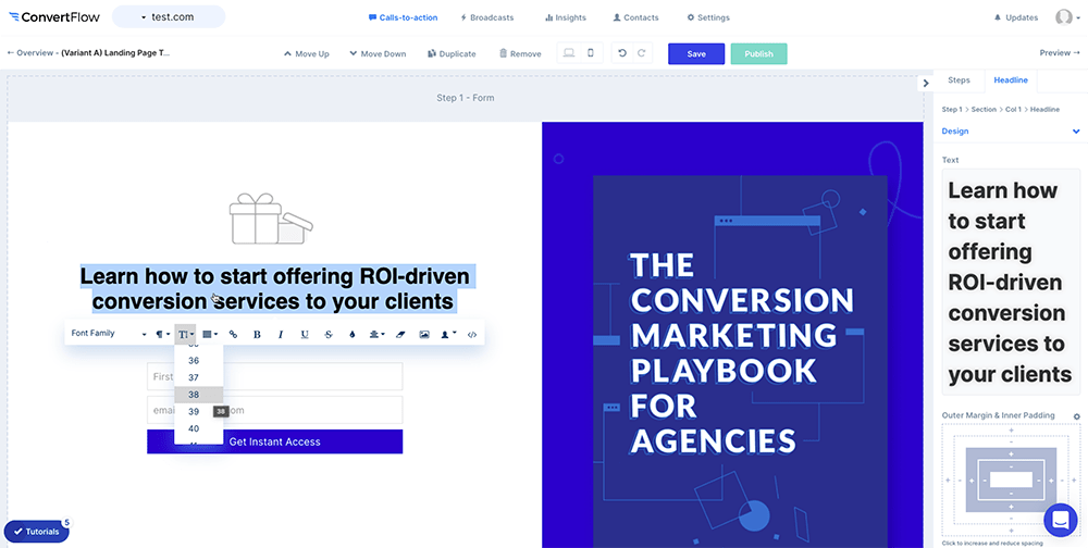 How to Create A Mailchimp Landing Page | ConvertFlow