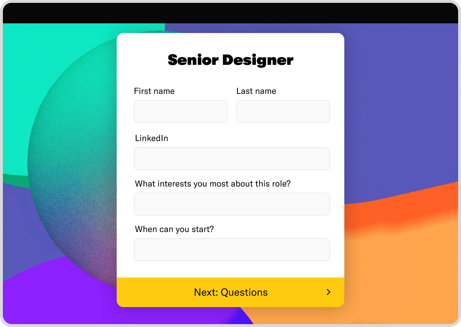 50 Application Questions to Find the Right Candidate