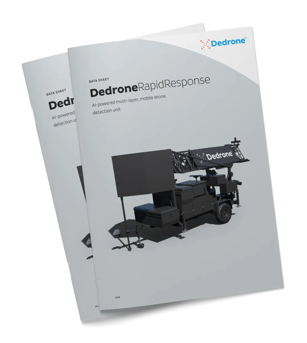 DedroneRapidResponse: Multi-Layered Mobile Drone Detection Unit