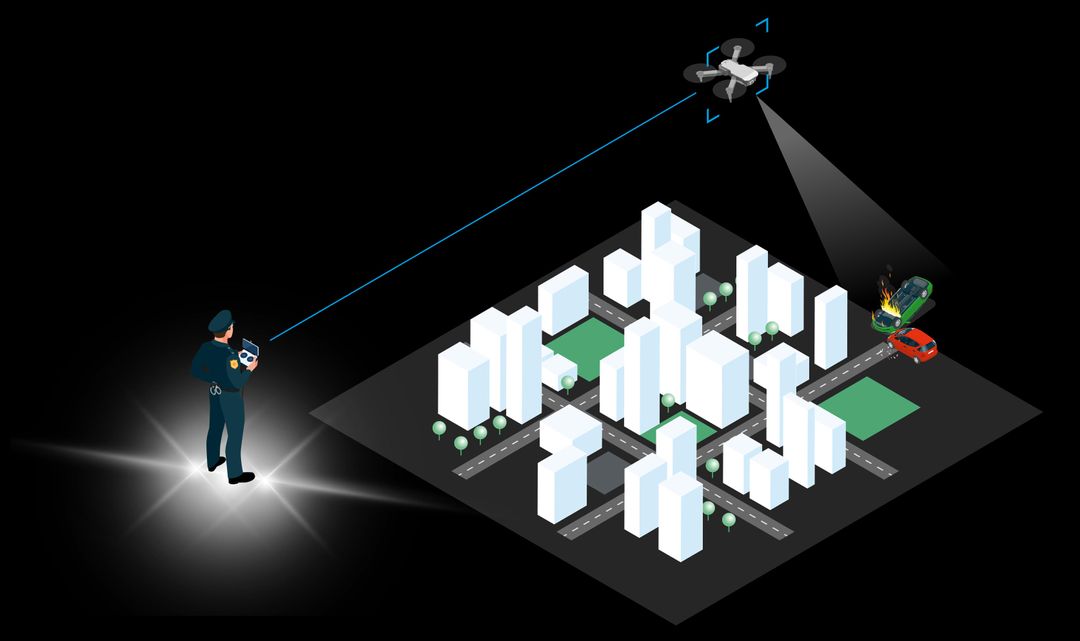Enabling Drone as First Responder (DFR) - BVLOS