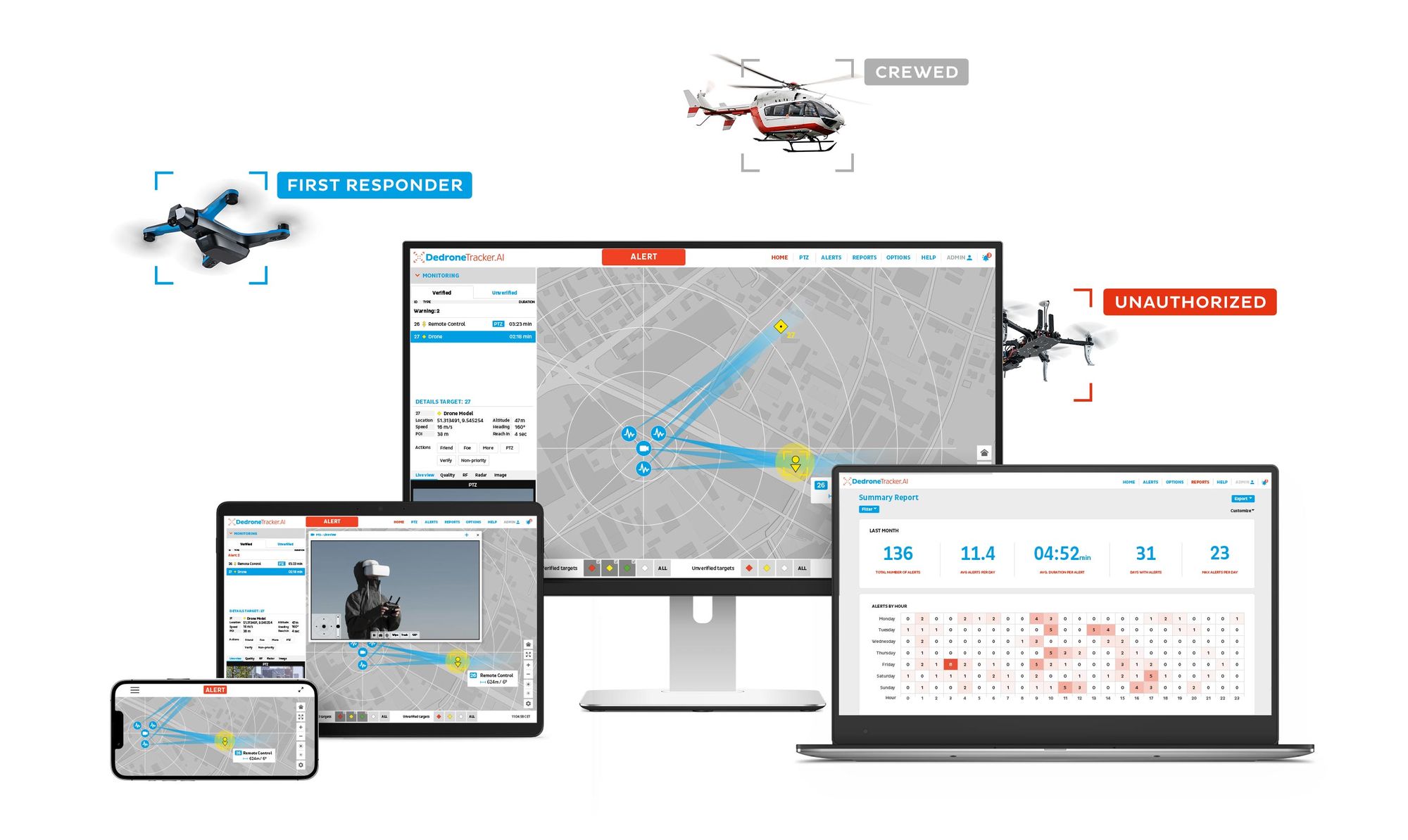 Enabling Drone as First Responder (DFR) - BVLOS