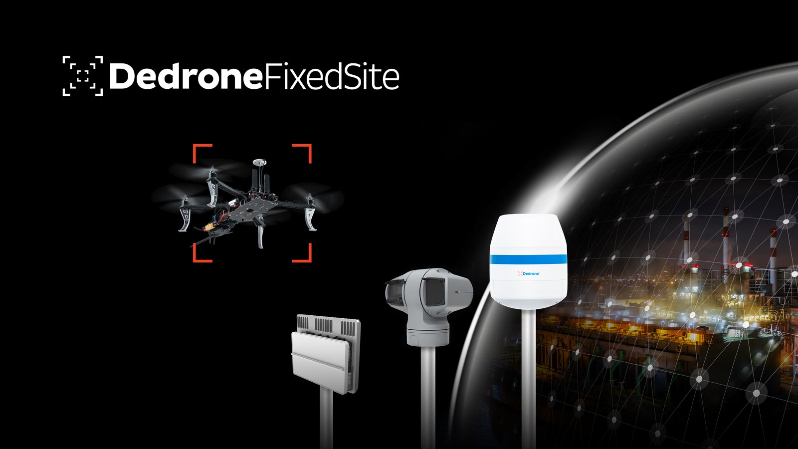 DedroneFixedSite: Multi-Layered Drone Protection on Site