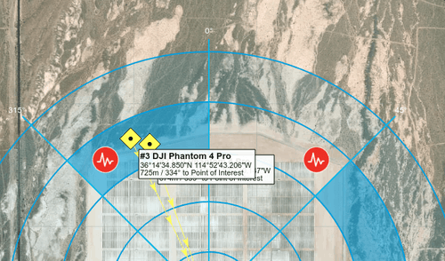 Introducing the Tactical Overlay - DedroneTracker 3.5 | Dedrone Blog