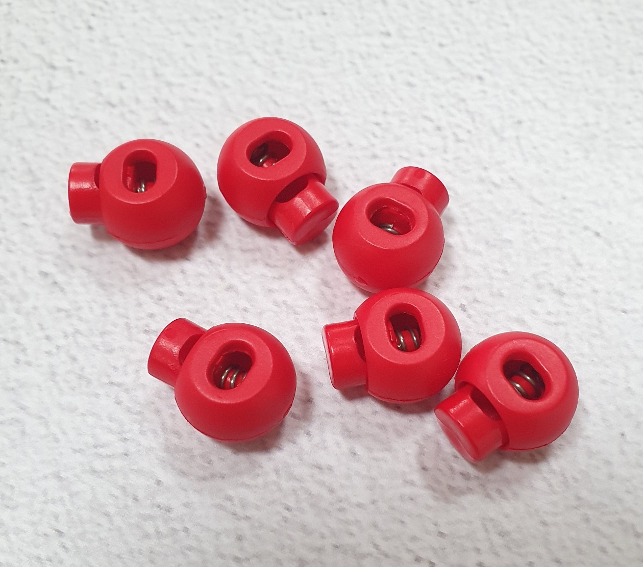 Red 15mm Drawstring Toggle