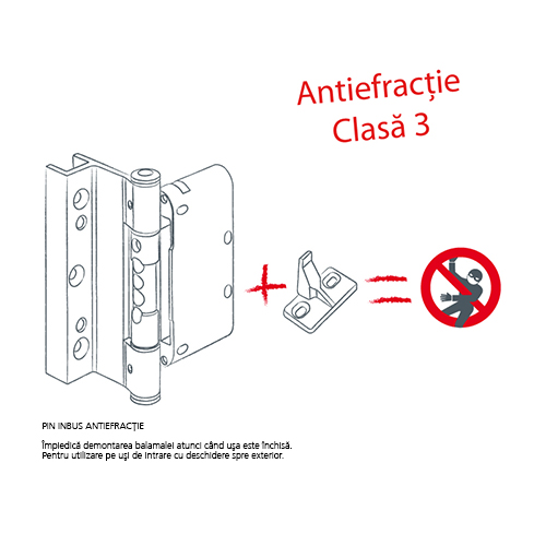 Balama pentru usi grele - portanta 160 Kg