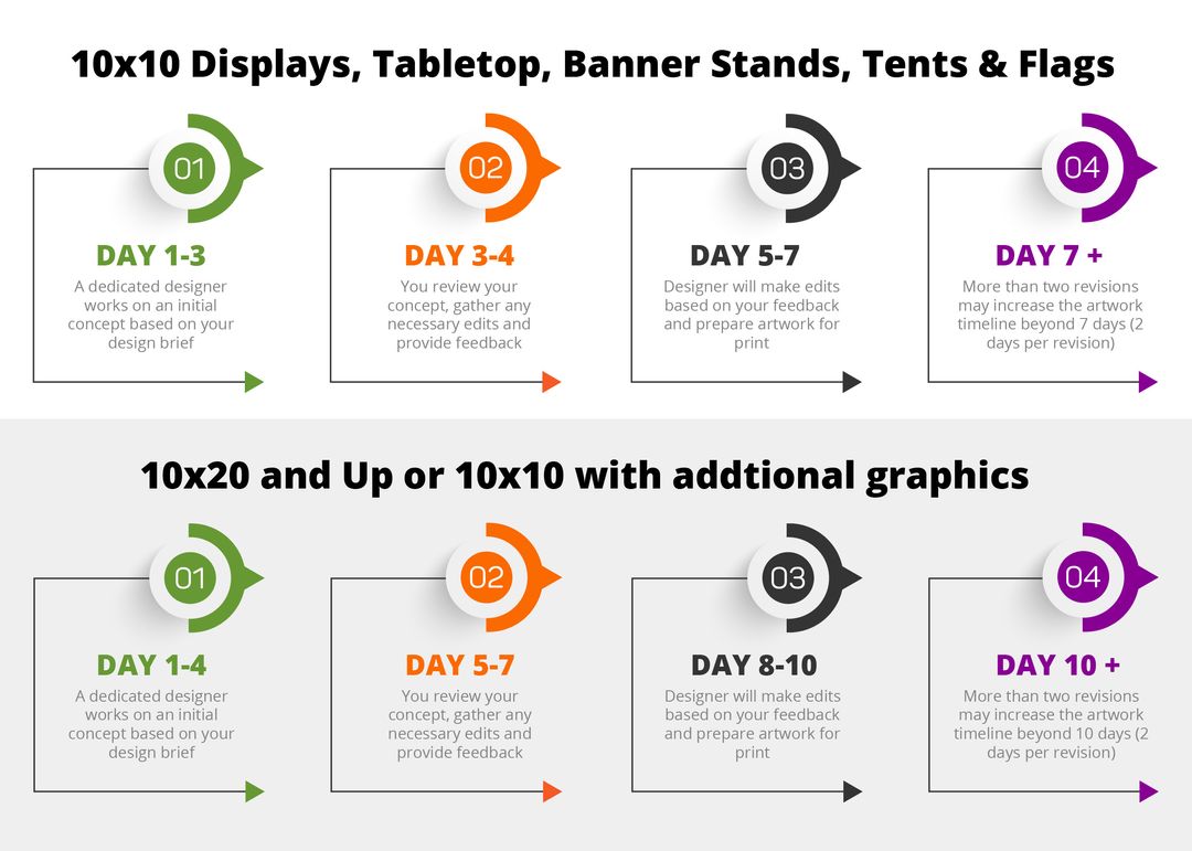 Waveline 24" Double-Sided Banner Stand | Trade Show Booth Display ...