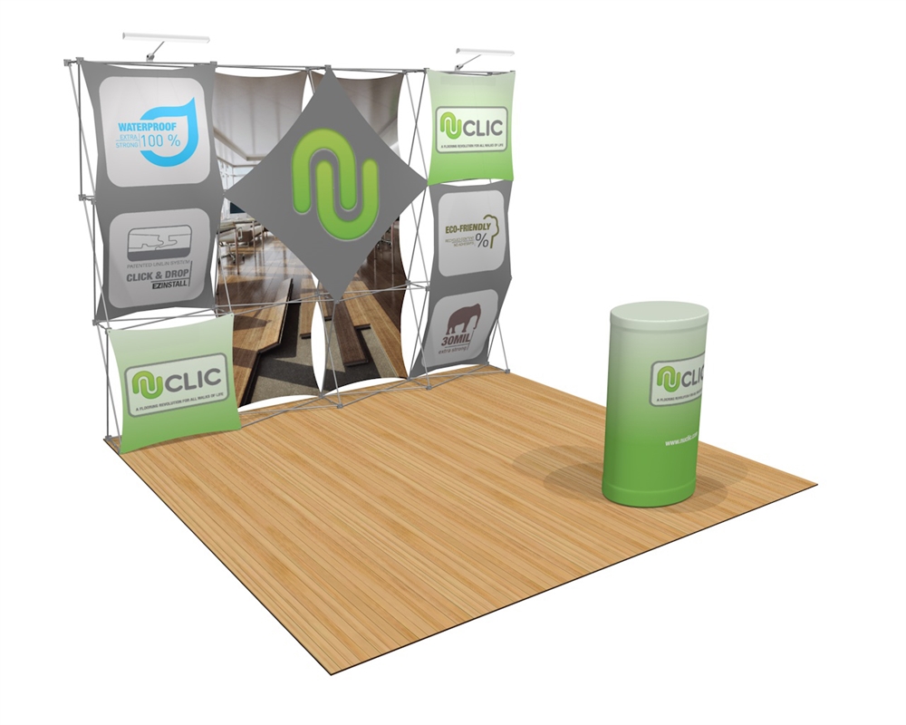 3D Snap 4x3 Kit 10.02 | Trade Show Booth Display