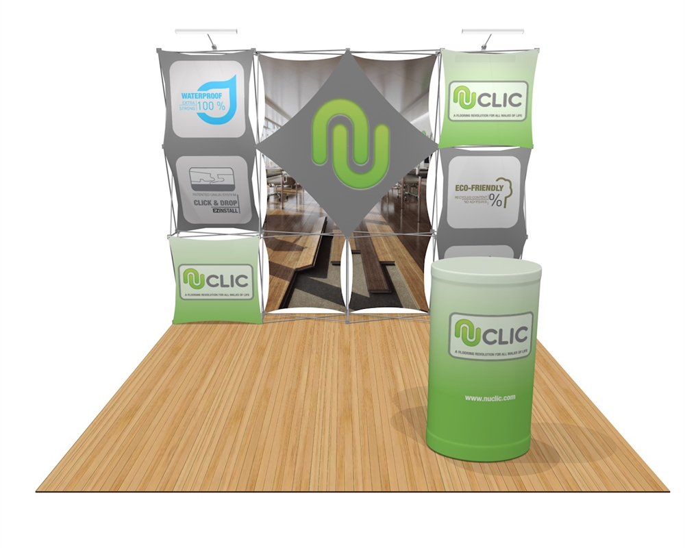 3D Snap 4x3 Kit 10.02 | Trade Show Booth Display