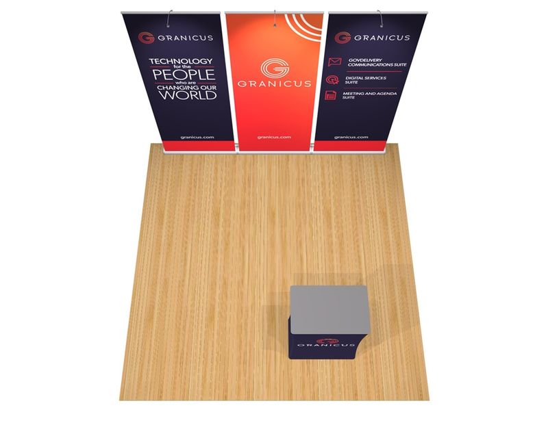 Orient Banner Stand 10ft Trade Show Display Wall Kit | Trade Show Booth ...
