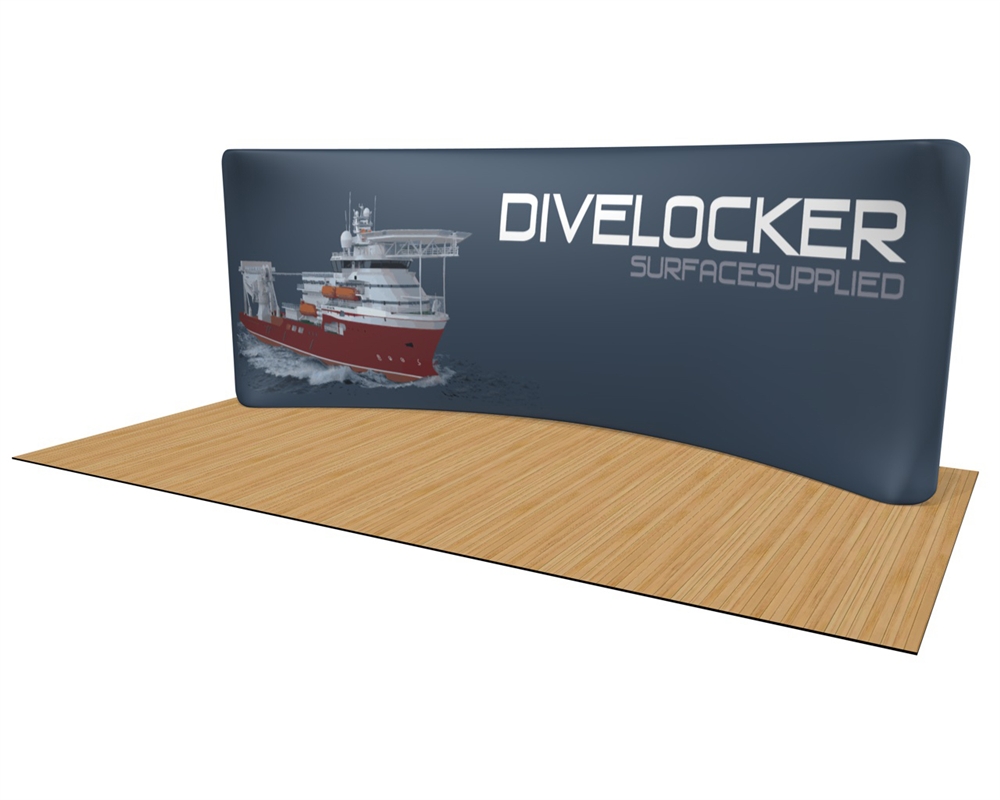 Waveline 20ft Curved Display | Trade Show Booth Display