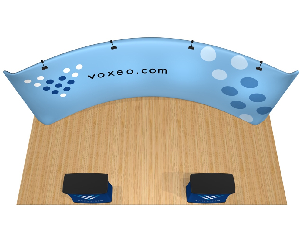 Waveline 20ft Curved Kit | Trade Show Booth Display