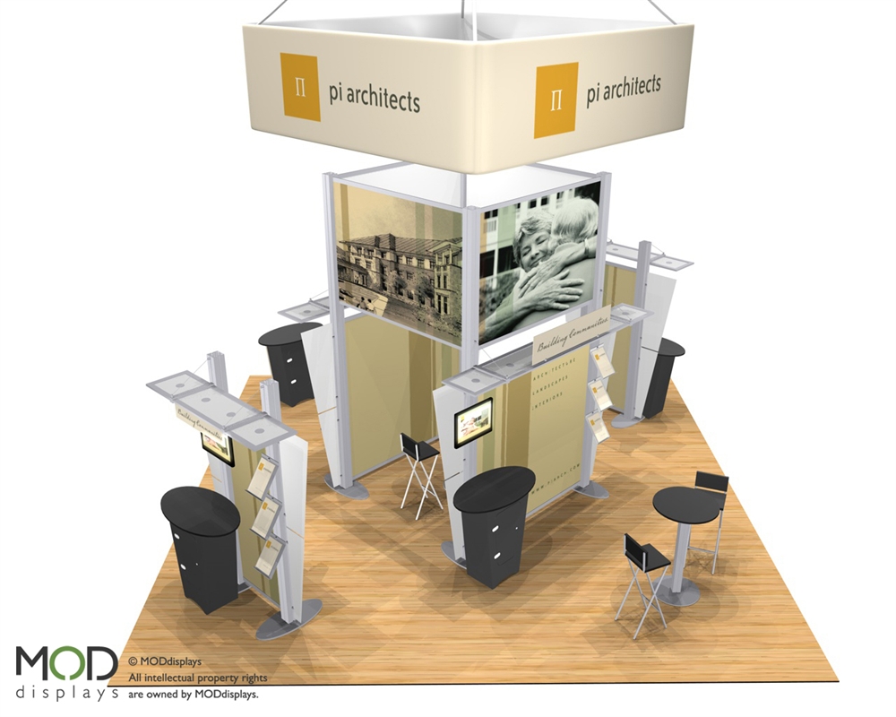 Modular Island Exhibit 2020.01 | Trade Show Booth Display