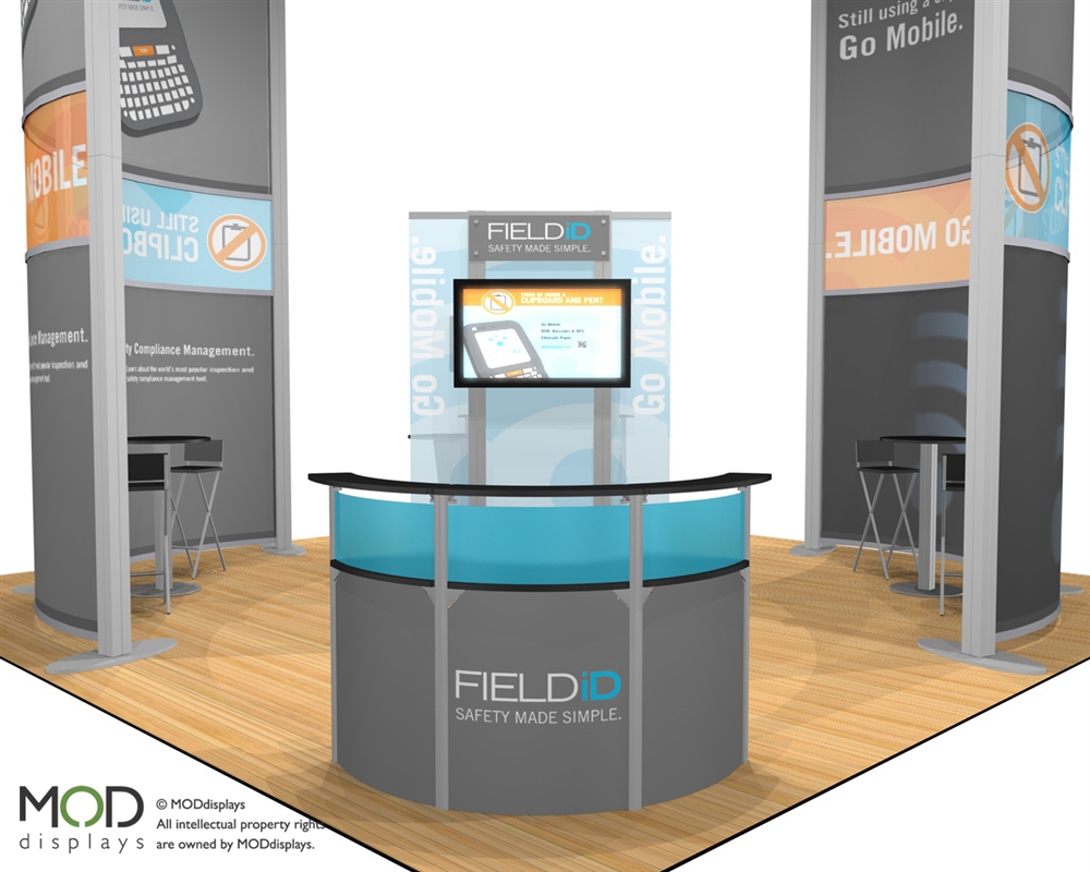 Modular Island Exhibit 2020.05 | Trade Show Booth Display