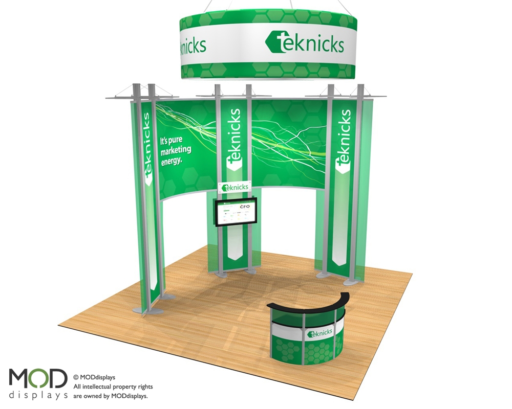 Modular Island Exhibit 2020.07 | Trade Show Booth Display