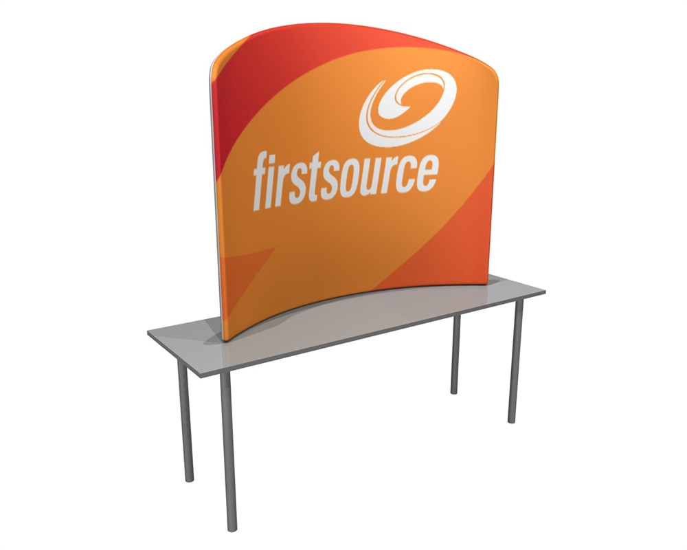 Waveline 6ft Tabletop Display | Trade Show Booth Display