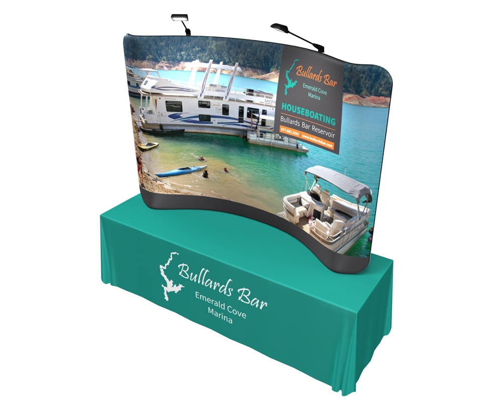 Waveline 8ft Tabletop Kit | Trade Show Booth Display