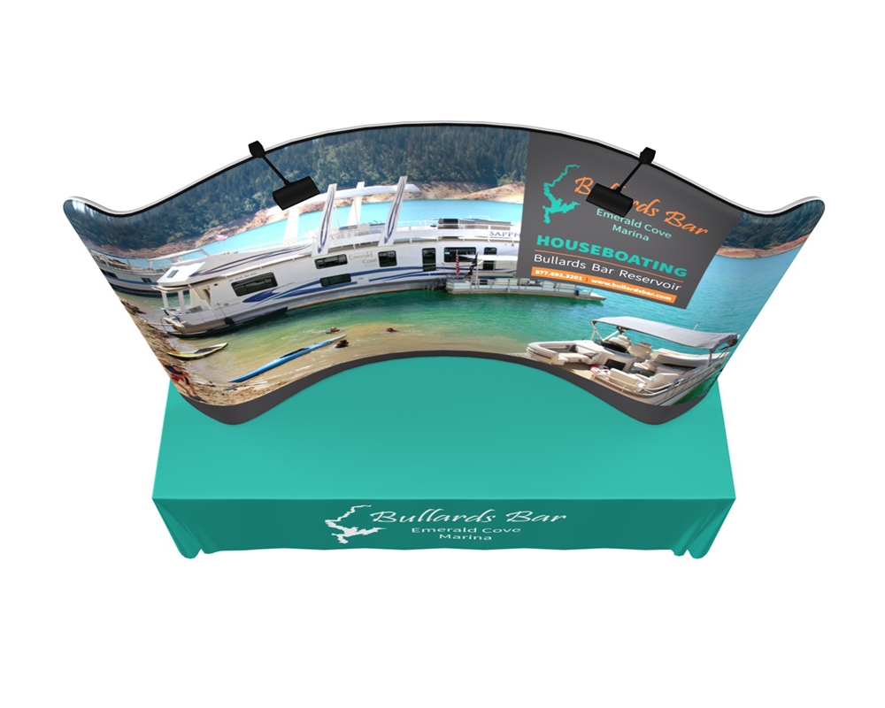Waveline 8ft Tabletop Kit | Trade Show Booth Display