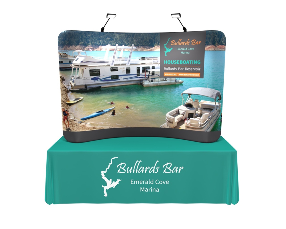 Waveline 8ft Tabletop Kit | Trade Show Booth Display
