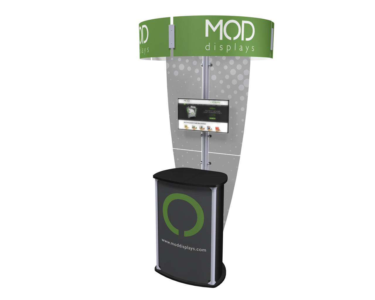 Exhibitline K4.4 Kiosk | Trade Show Counter