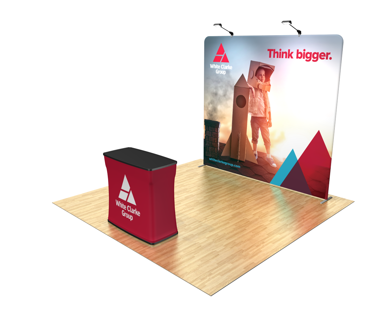 Waveline 8ft Flat Kit | Trade Show Booth Display