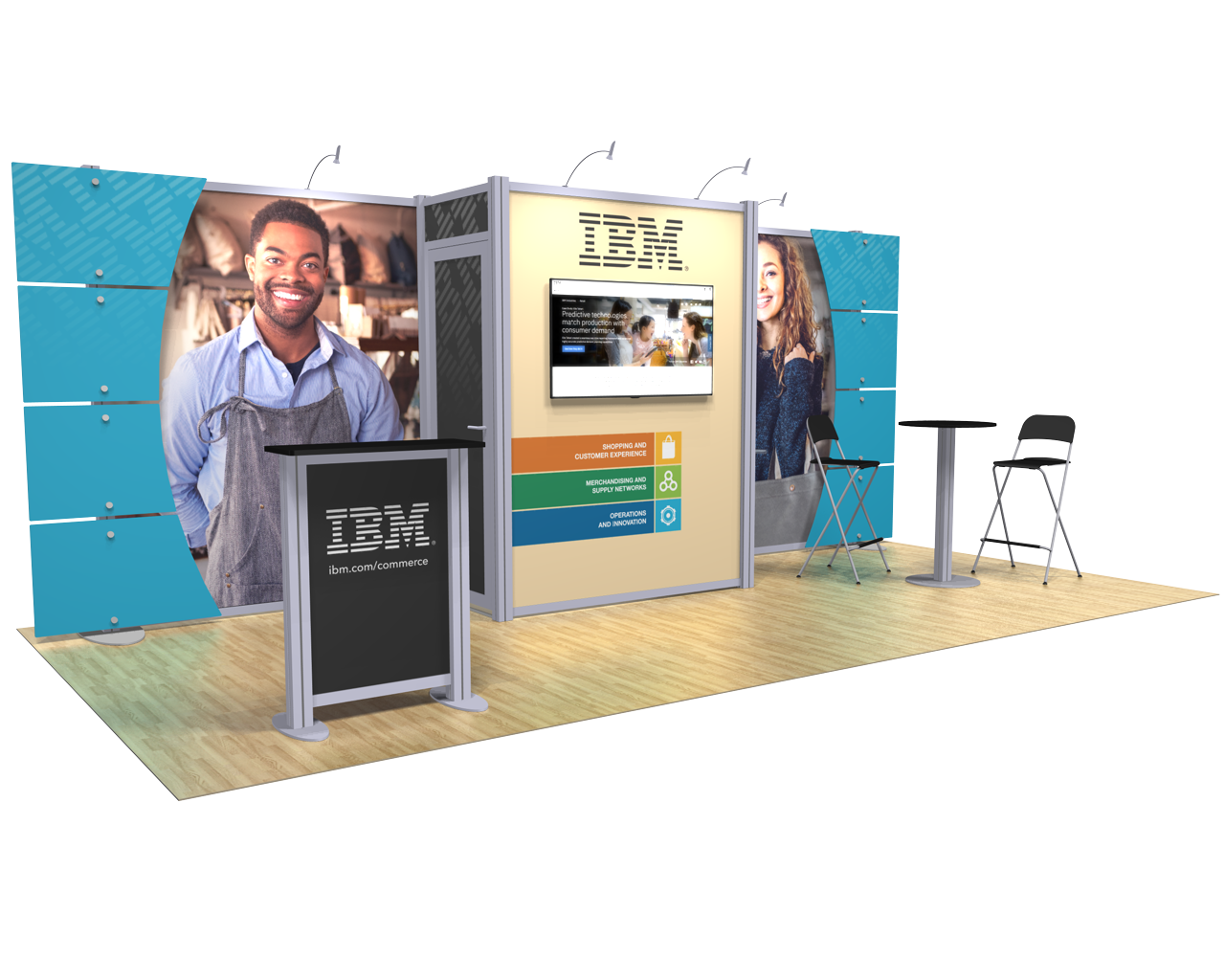 Custom Modular Trade Show Booth Displays | MODdisplays