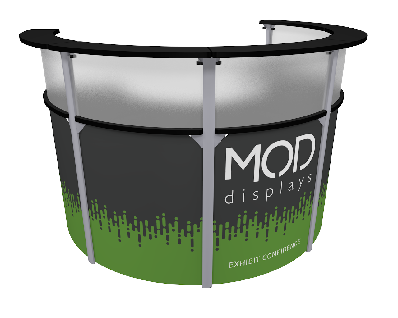 Exhibitline RD45.5 Reception Desk | Trade Show Counter