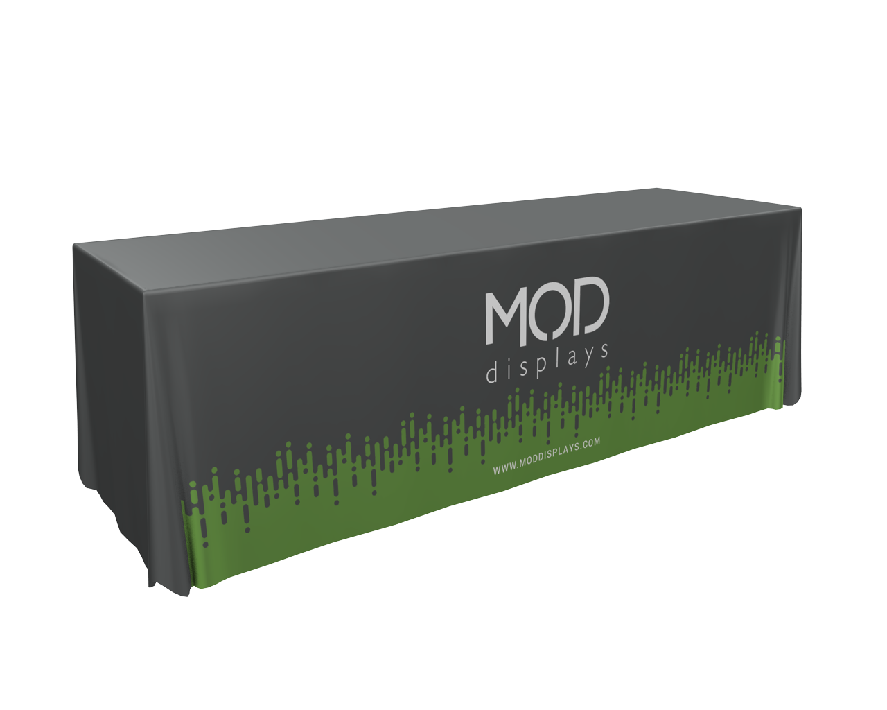 8ft Table Throw with Full Print | Trade Show Accessory