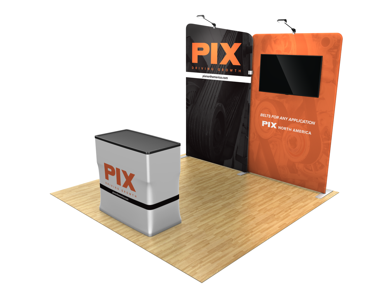 Waveline Media 10ft Trade Show Display Kit - 10.03 | Exhibit Booth