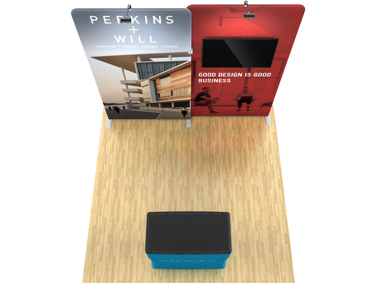 Waveline Media 10ft Trade Show Display Kit - 10.04 | Exhibit Booth