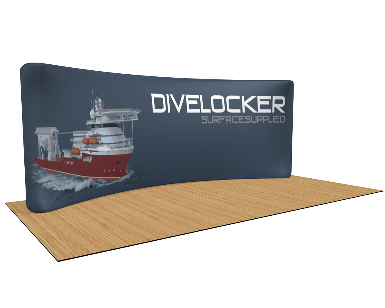 Waveline 20ft Curved Display | Trade Show Booth Display