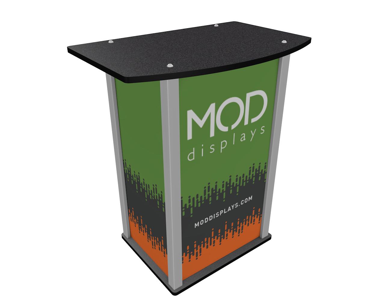 Exhibitline LC1-T1 Locking Counter | Trade Show Counter