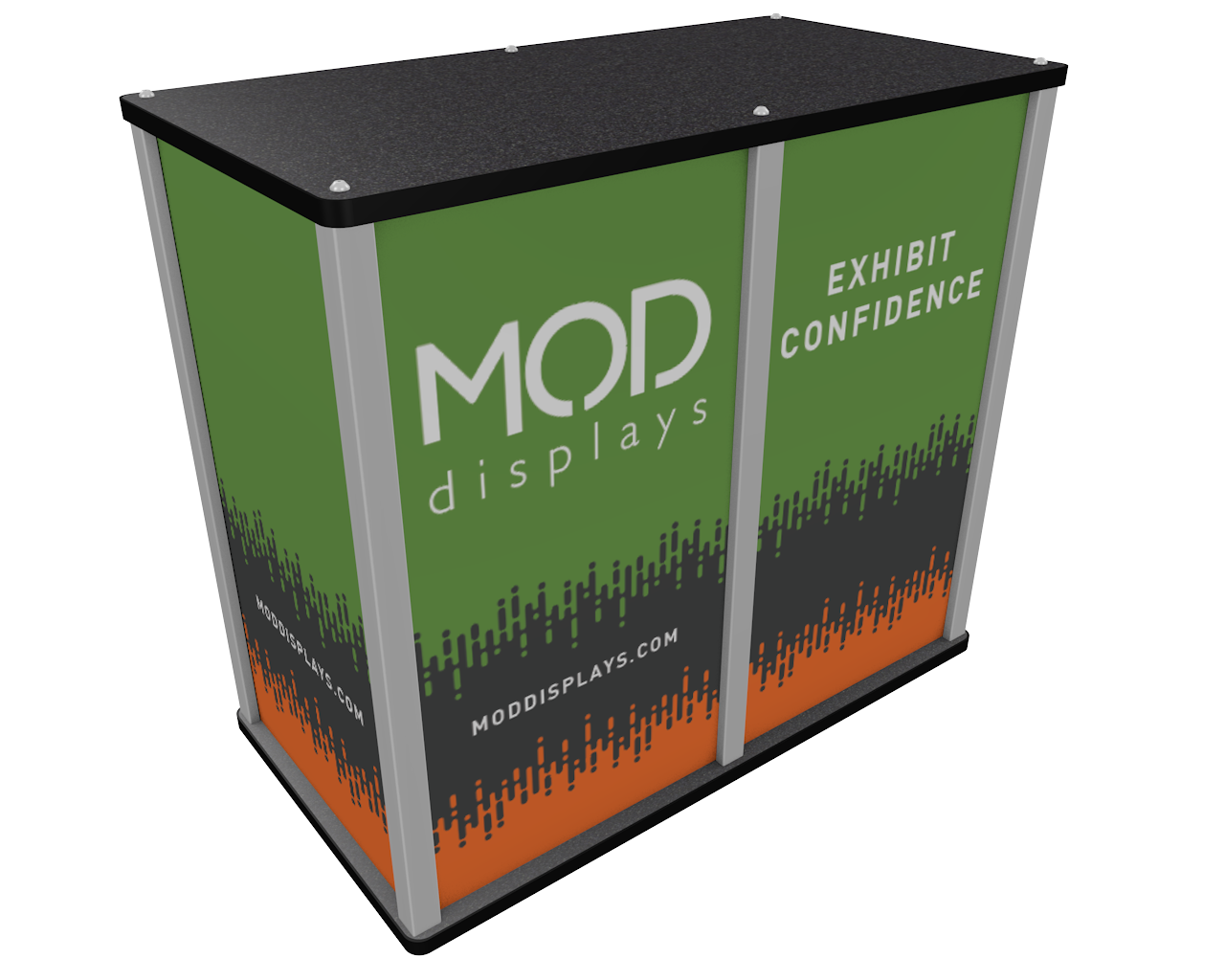 Exhibitline LC3 Locking Counter | Trade Show Counter