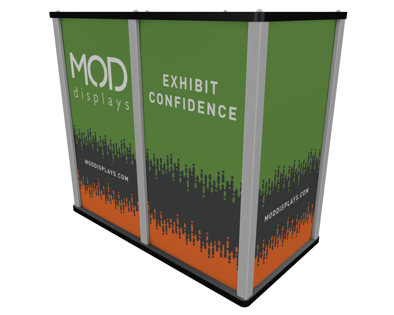 Exhibitline LC3 Locking Counter | Trade Show Counter