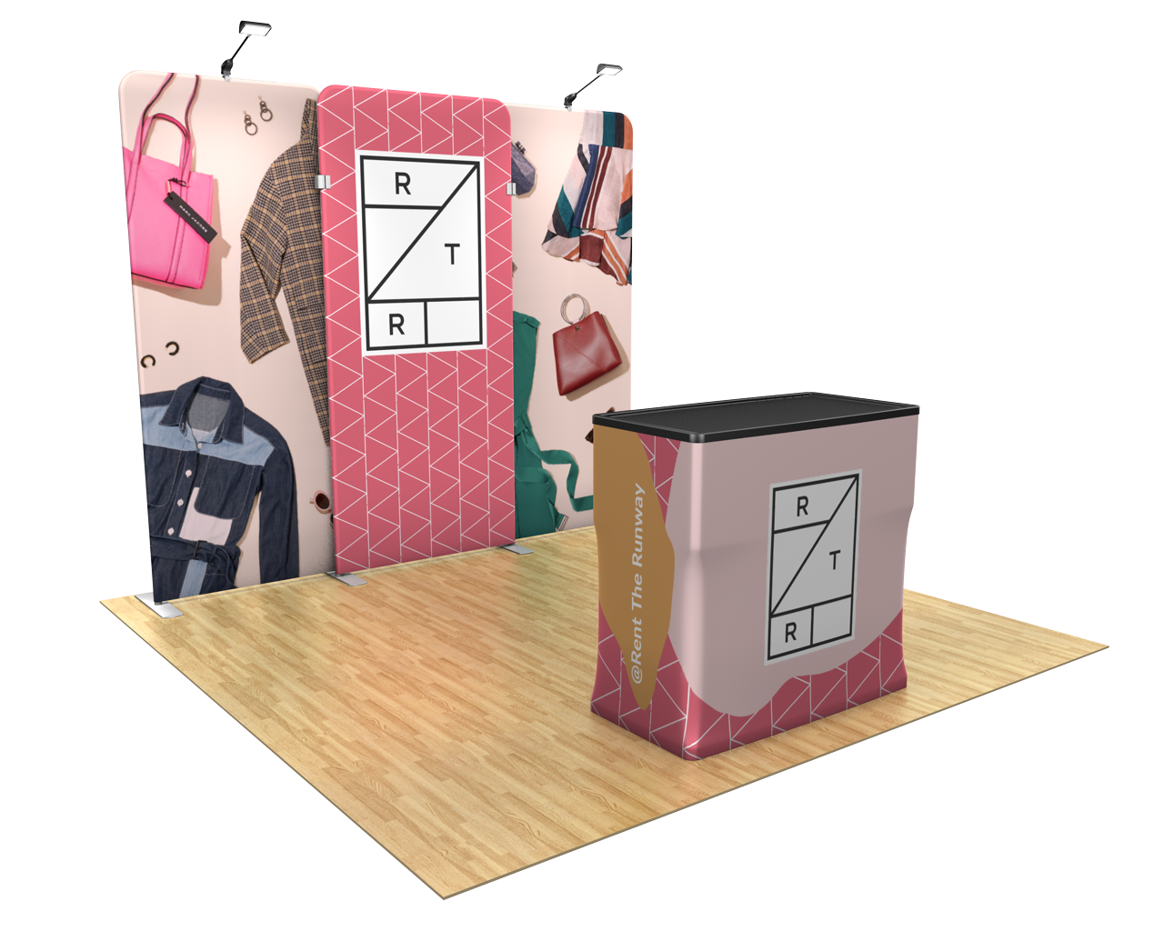 10 x 10 Waveline Media | Trade Show Displays | MODdisplays