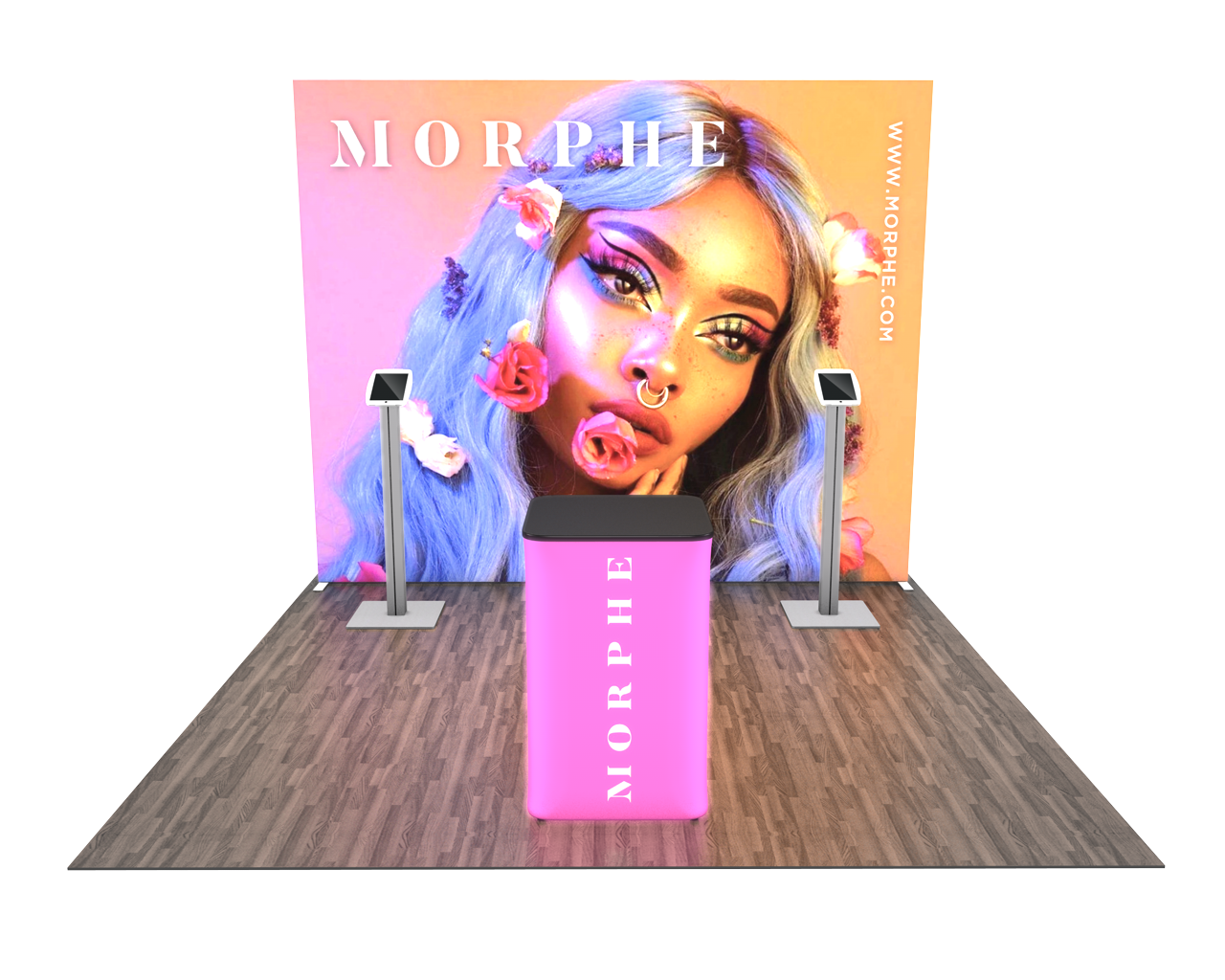 Infinity Pro Backlit 10ft Trade Show Display Kit - 10.04 | Exhibit Booth