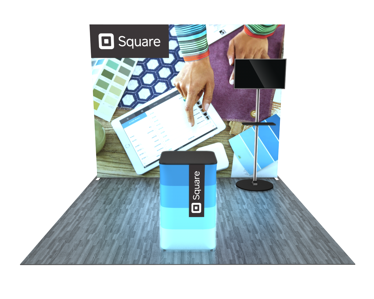 Infinity Pro Backlit 10ft Trade Show Display Kit - 10.06 | Exhibit Booth