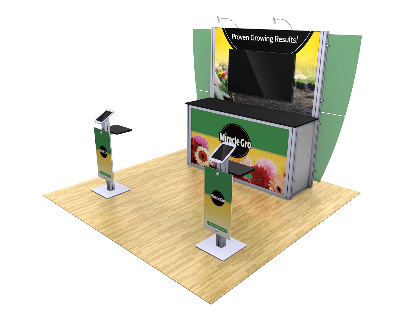 XVline Modular 10ft Trade Show Display Kit - 10.07 | Exhibit Booth ...