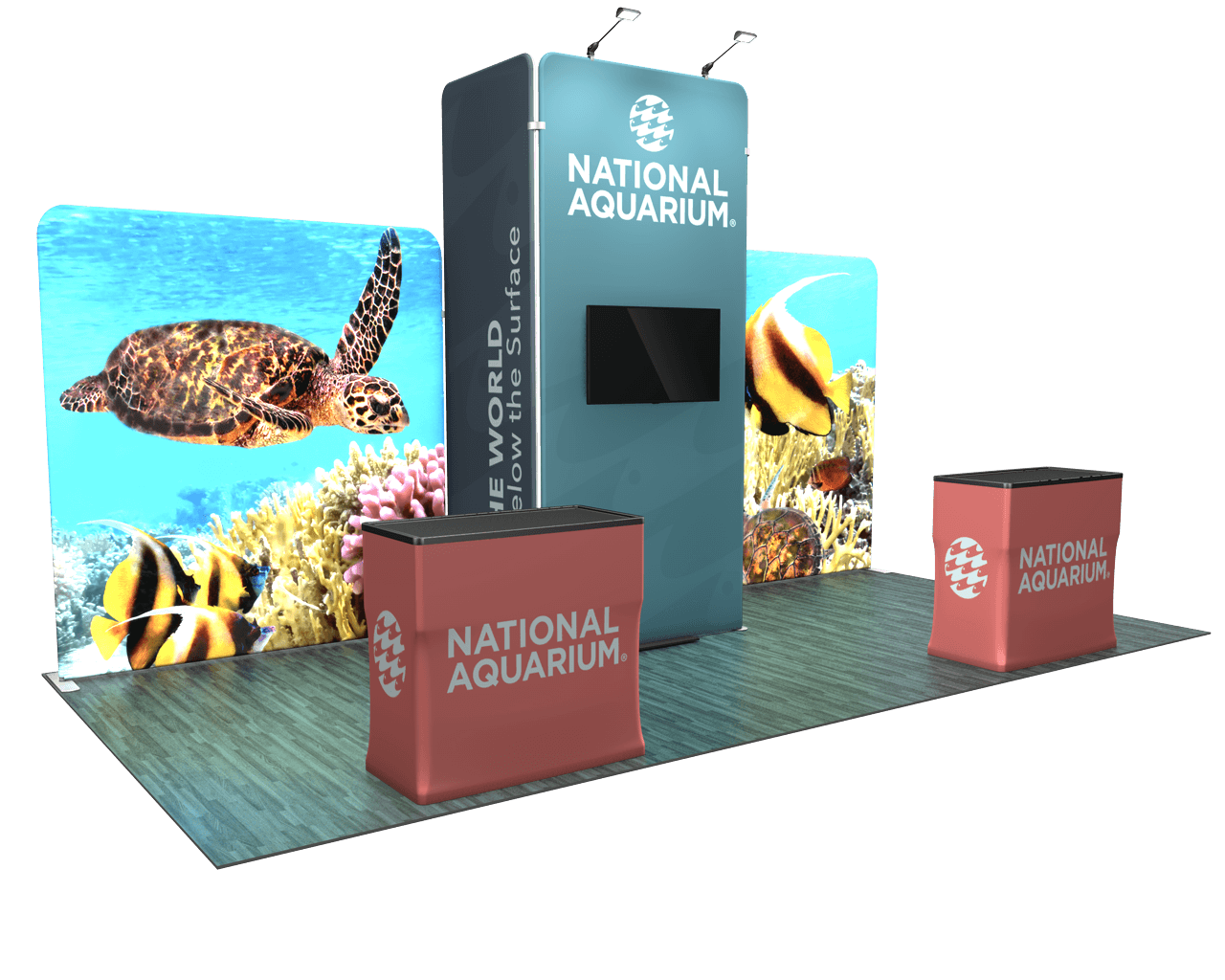 10 x 20 Wavelight | Trade Show Displays | MODdisplays