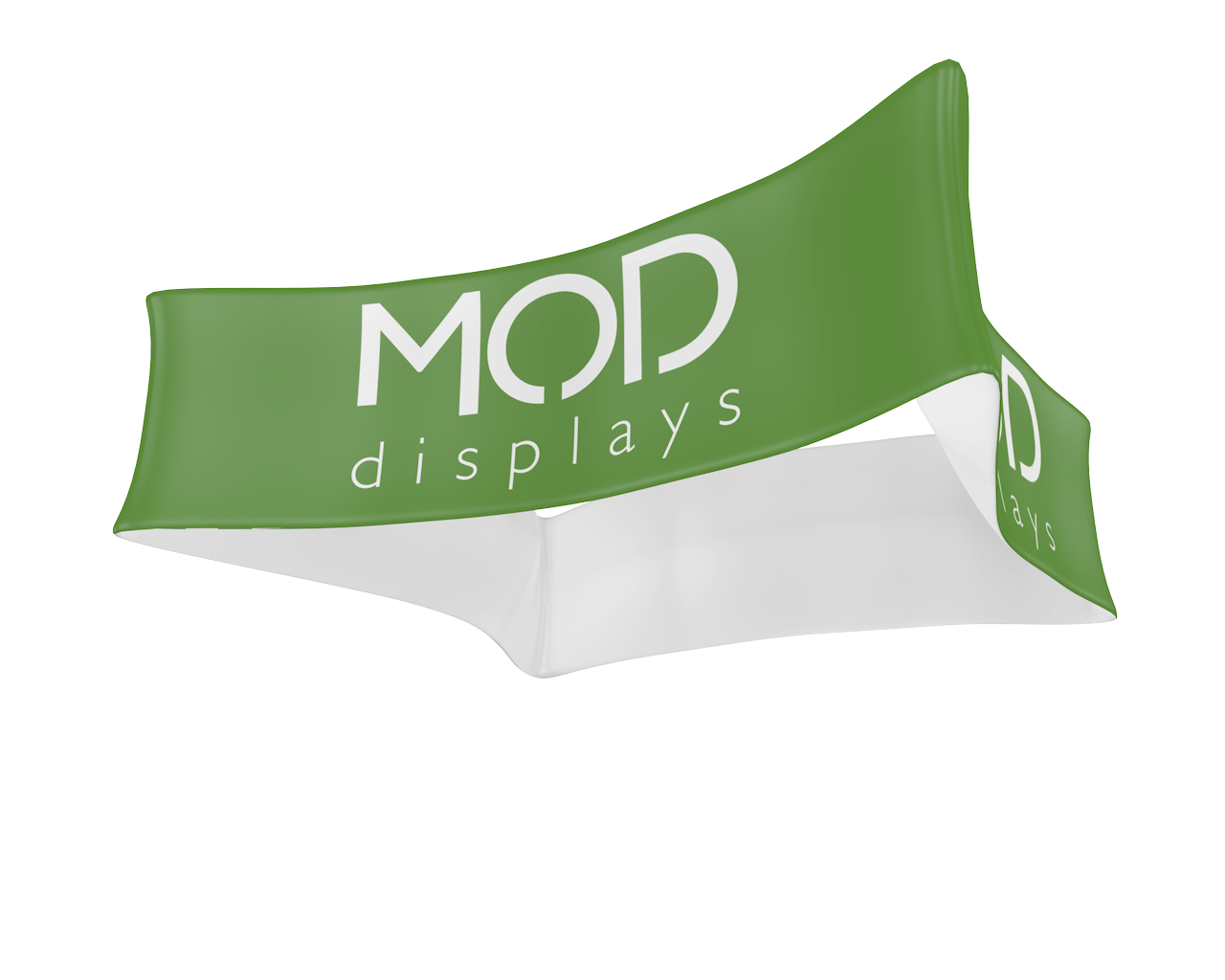 Blimp Quad Curved Hanging Sign | Trade Show Accessory | MODdisplays