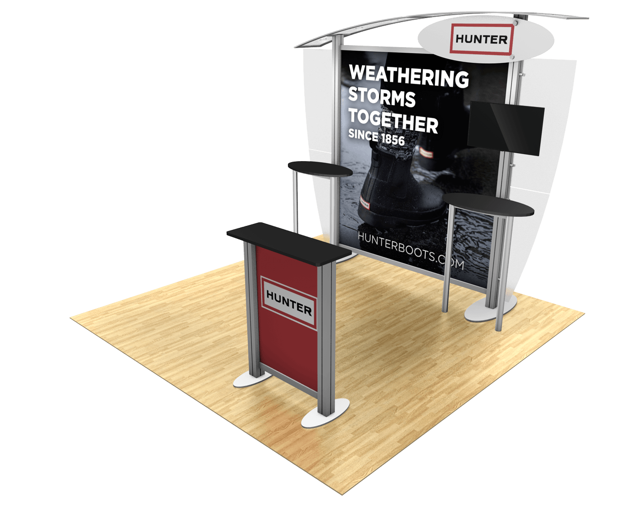 XVline Modular 10ft Trade Show Display Kit - 10.04 | Exhibit Booth ...
