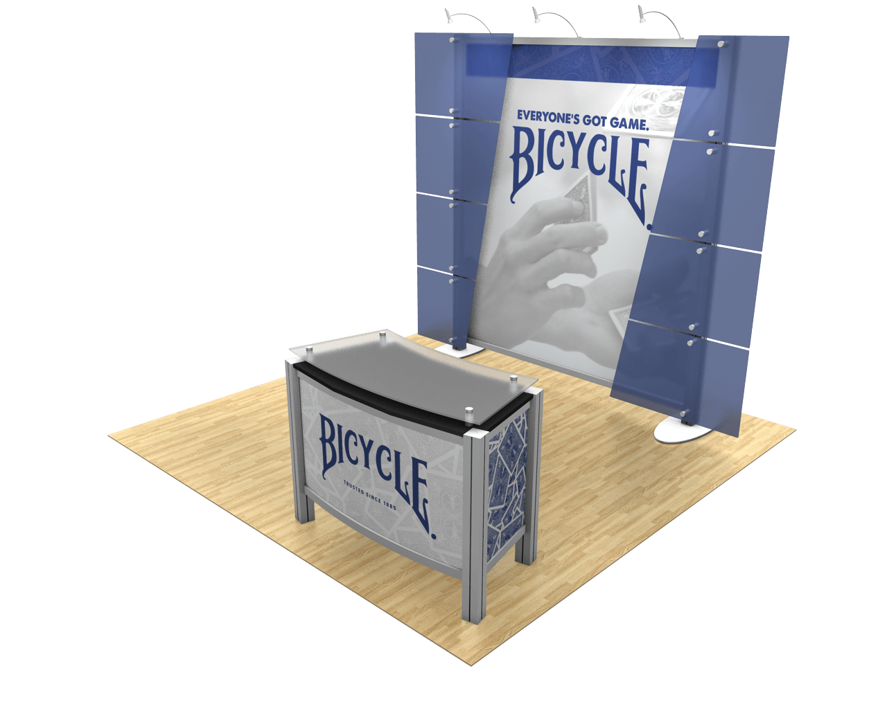 XVline Modular 10ft Trade Show Display Kit - 10.06 | Exhibit Booth ...