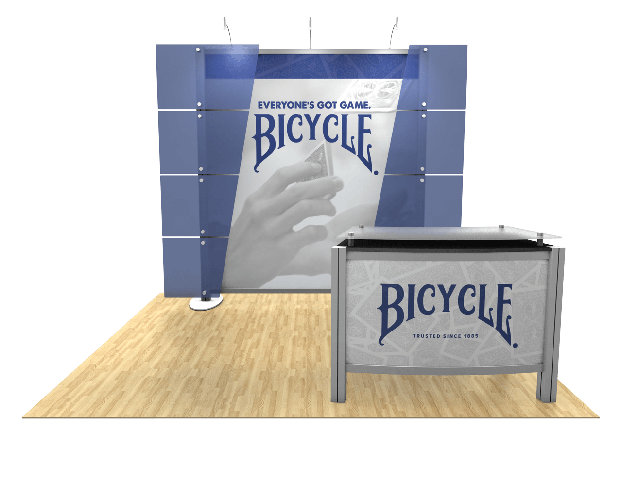 XVline Modular 10ft Trade Show Display Kit - 10.06 | Exhibit Booth ...