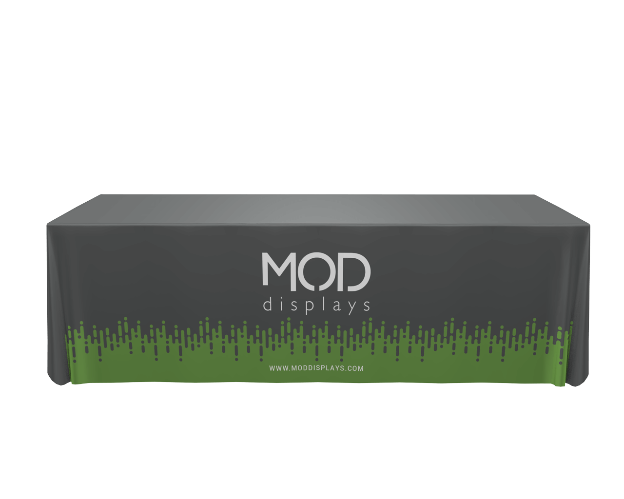 8ft Table Throw with Full Print | Trade Show Accessory | MODdisplays