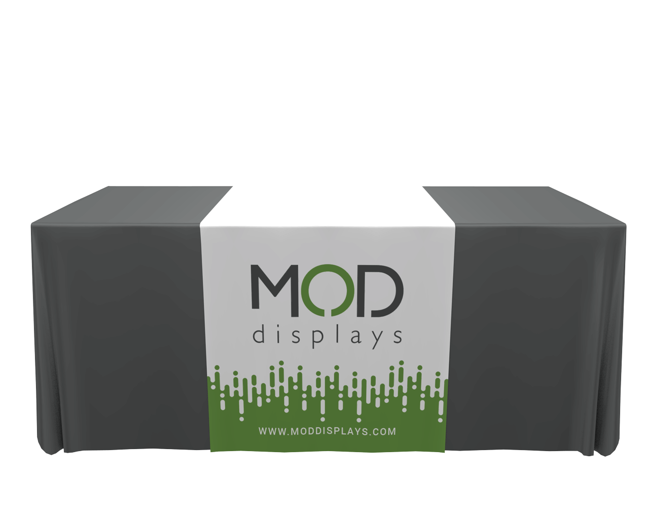 30" Table Runner with Full Print | Trade Show Accessory | MODdisplays