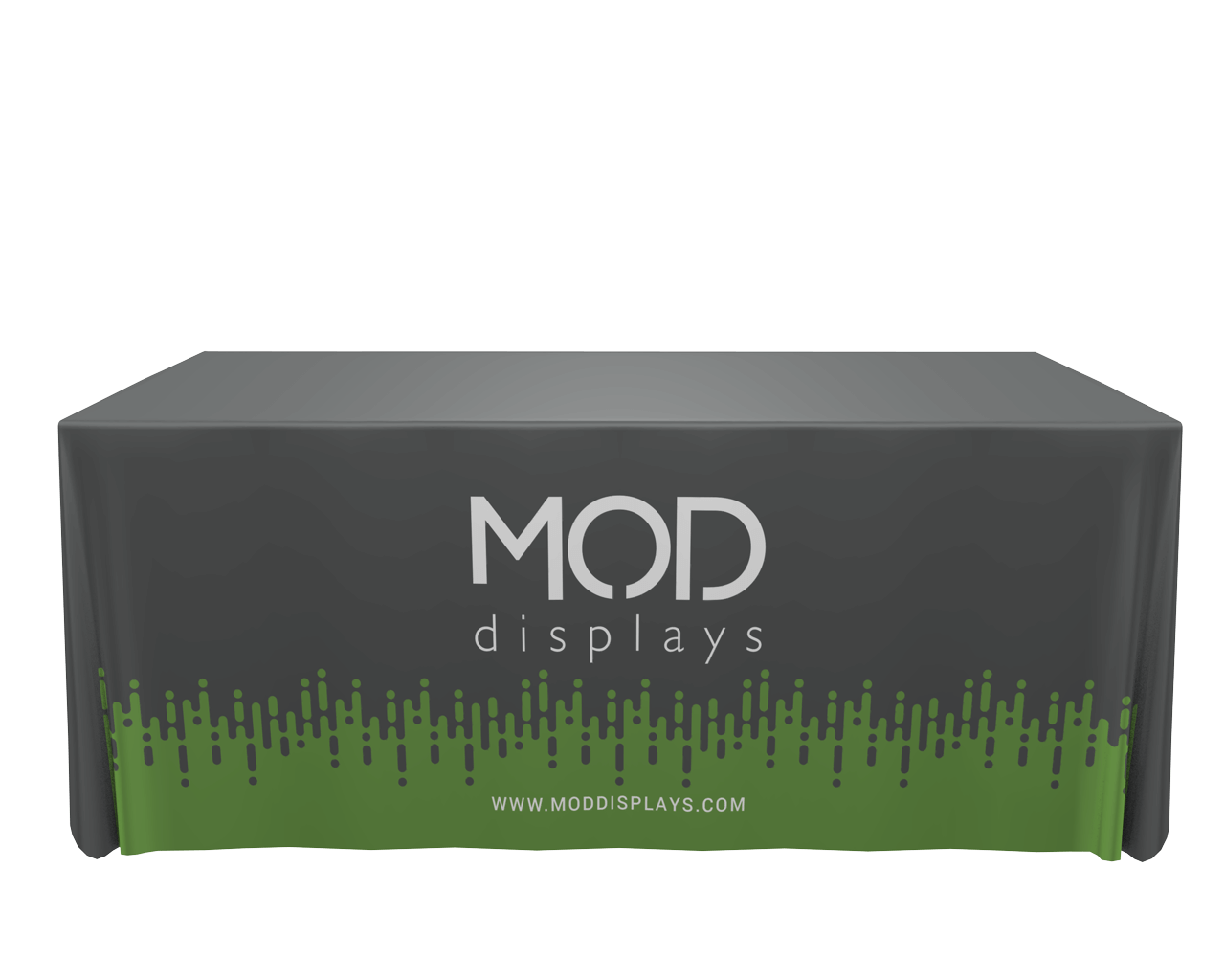 6ft Table Throw with Full Print | Trade Show Accessory | MODdisplays
