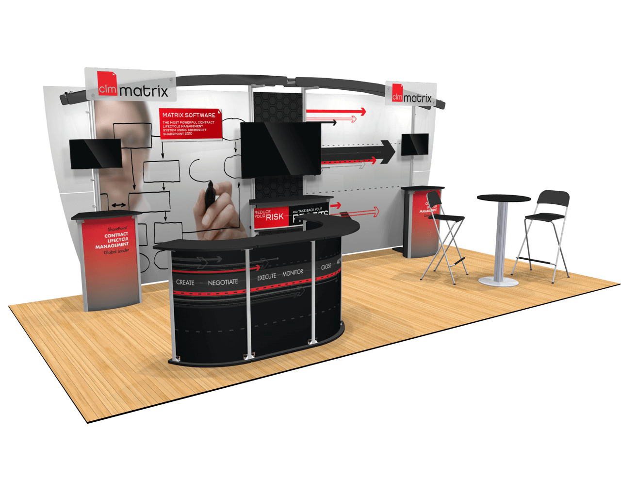 Exhibitline 10 x 20 Trade Show Displays | MODdisplays