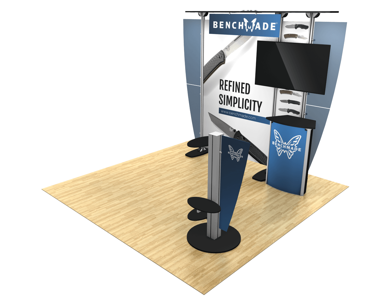 Exhibitline 10ft Trade Show Display Kit - 10.11 | Exhibit Booth ...
